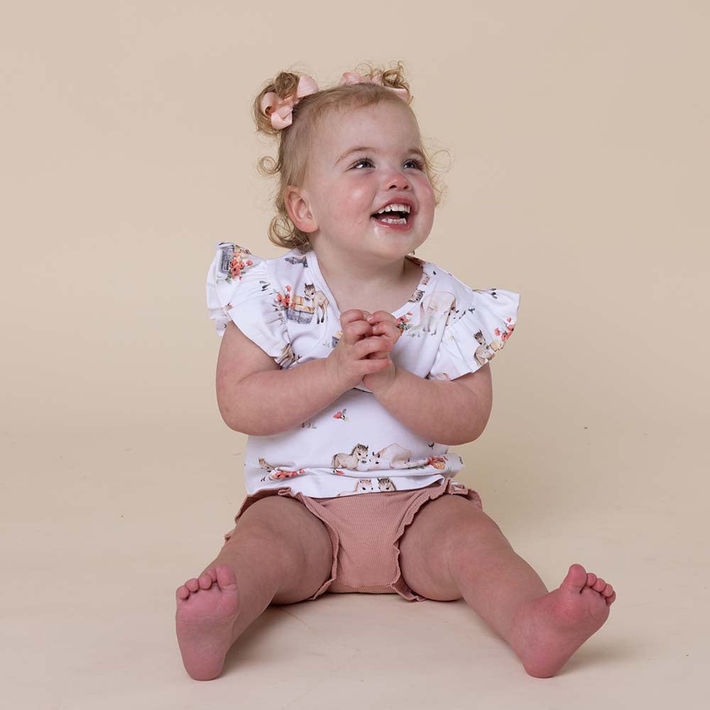 Pony Pals Organic Baby T-Shirt | Snuggle Hunny