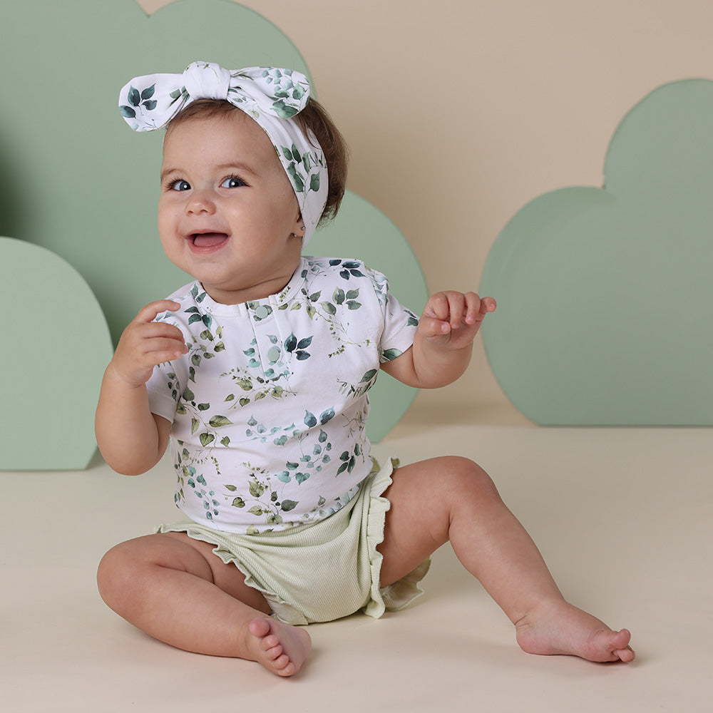 High Waist Bloomers - Honeydew | Snuggle Hunny