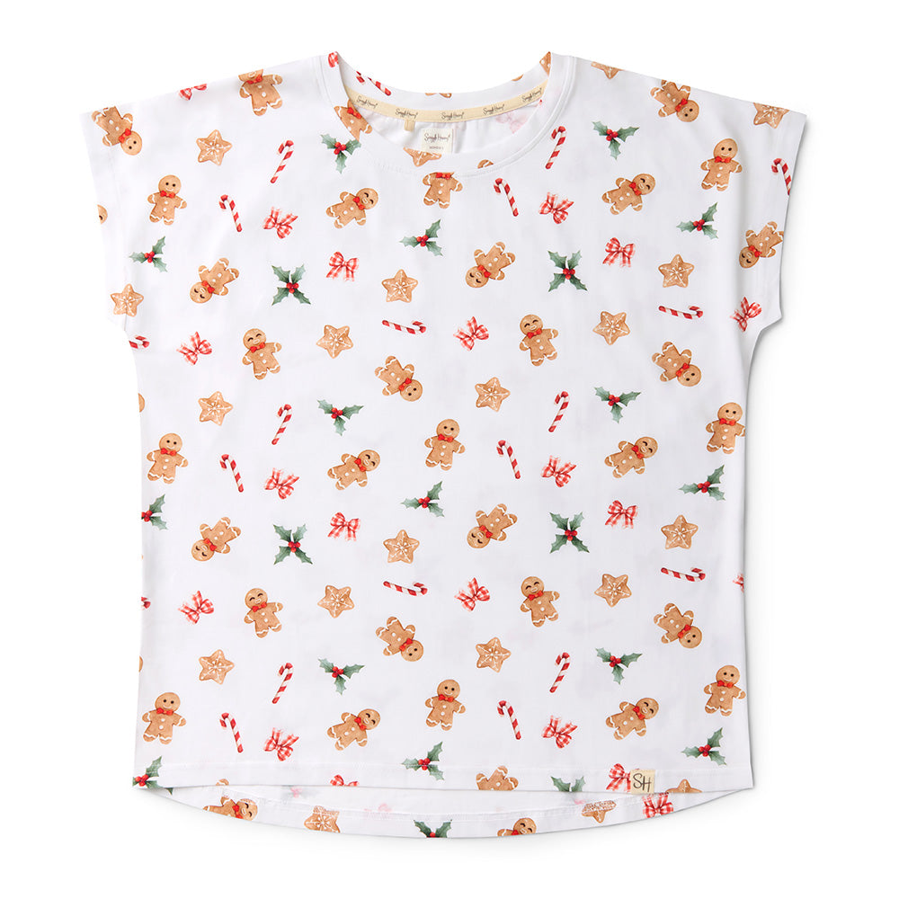 Gingerbread Organic Womens PJ Set | Snuggle Hunny