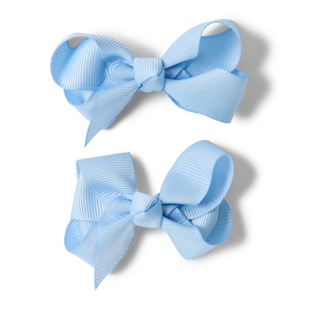Baby Blue Piggy Tail Hair Clips - Pair | Snuggle Hunny