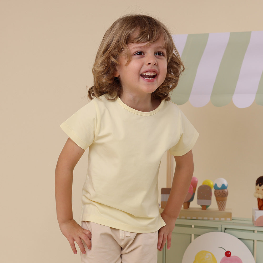 Lemon Sorbet Organic Baby T-Shirt | Snuggle Hunny
