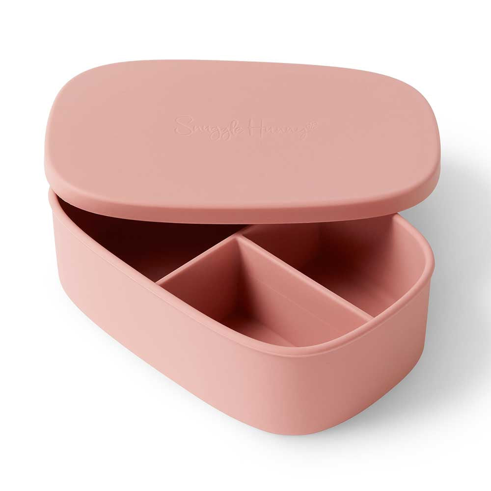 Silicone Large Lunch Box Rose | Snuggle Hunny