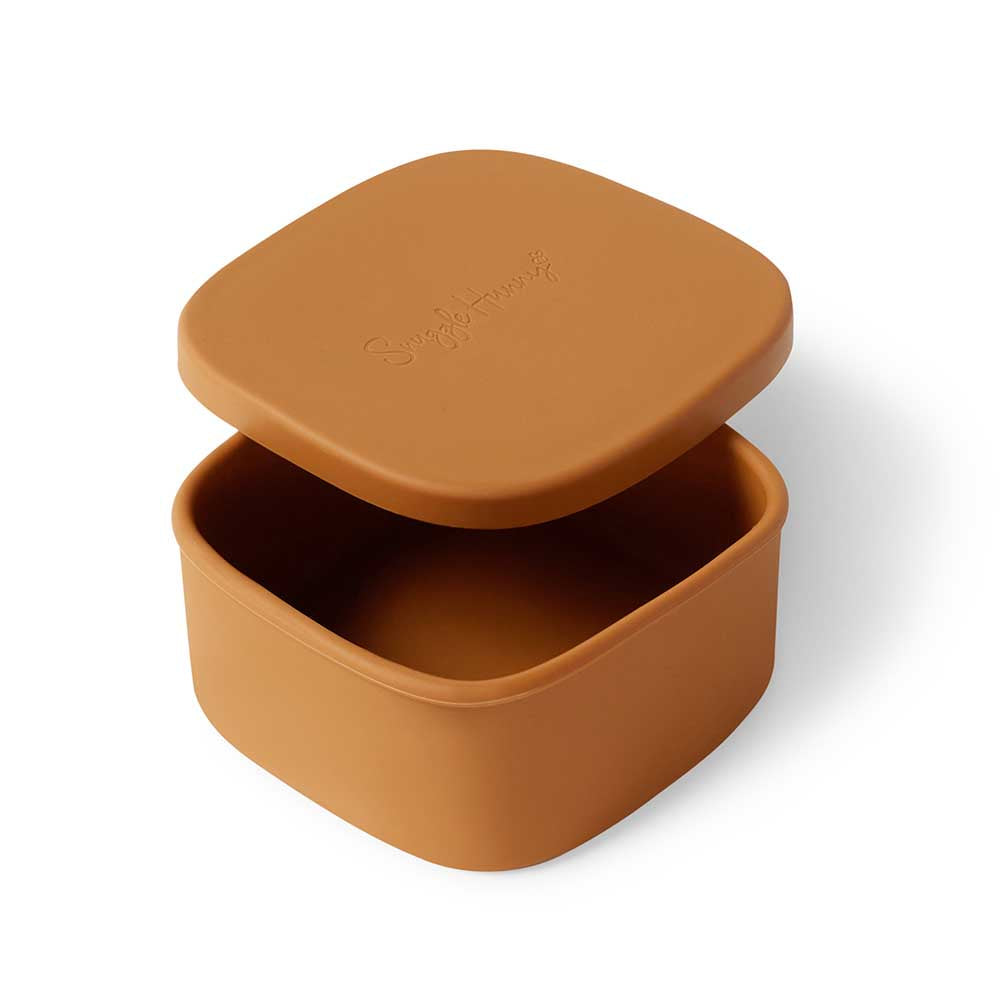 Silicone Snack Box Chestnut | Snuggle Hunny