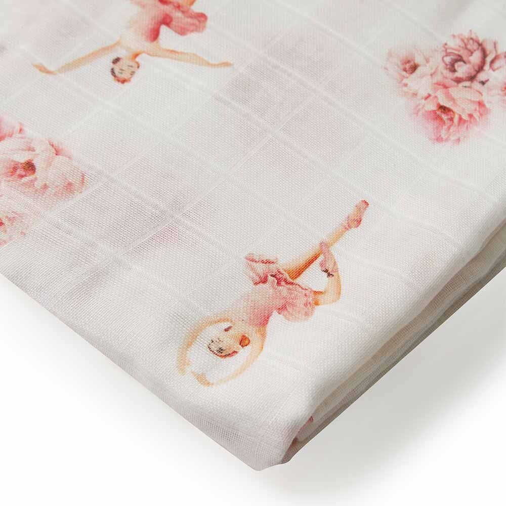 Ballerina Organic Muslin Wrap | Snuggle Hunny