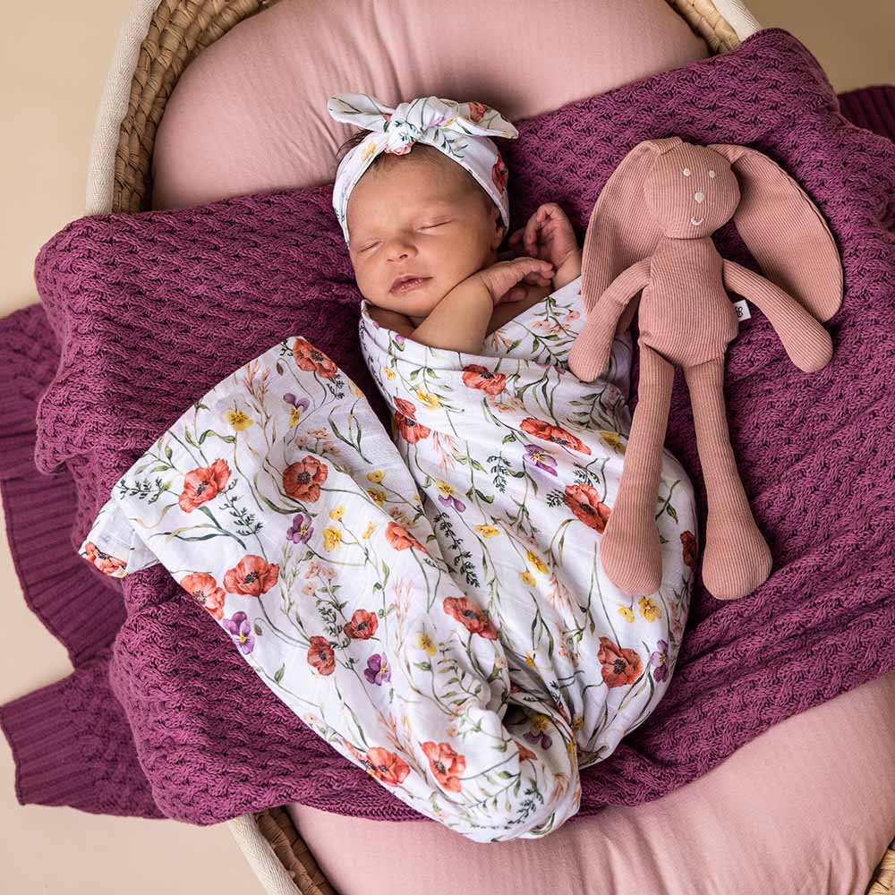 Meadow Organic Muslin Wrap | Snuggle Hunny
