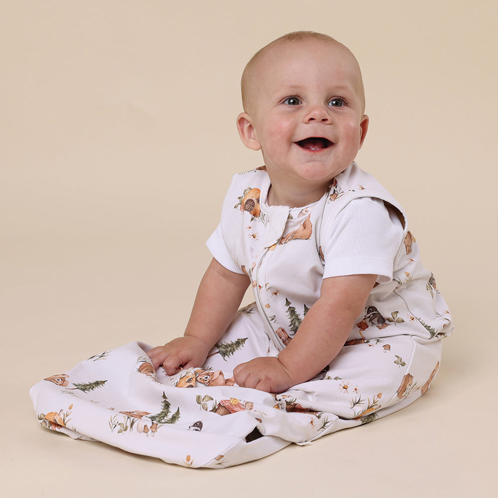 Bears 1 TOG Organic Sleeping Bag | Snuggle Hunny