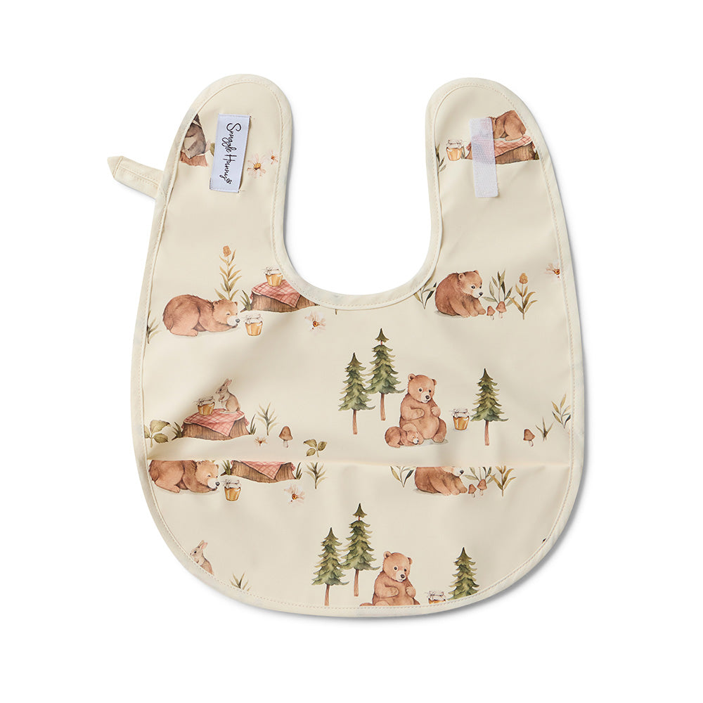 Bears Waterproof Snuggle Baby Bib | Snuggle Hunny