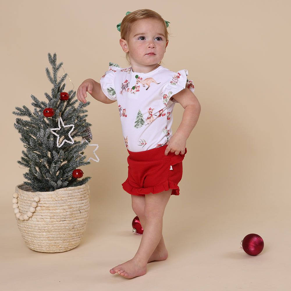 High Waist Bloomers - Red | Snuggle Hunny