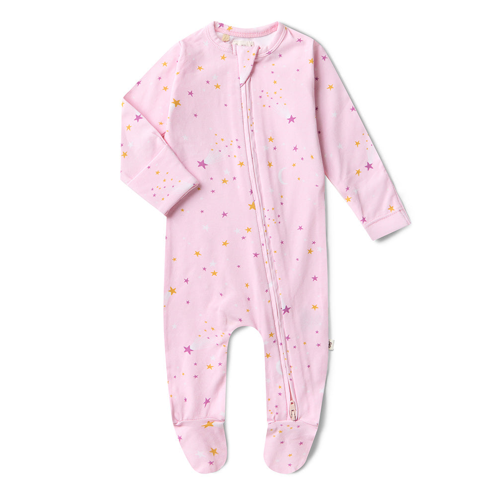 Twinkle Organic Baby Snuggle Sleepsuit Footie | Snuggle Hunny