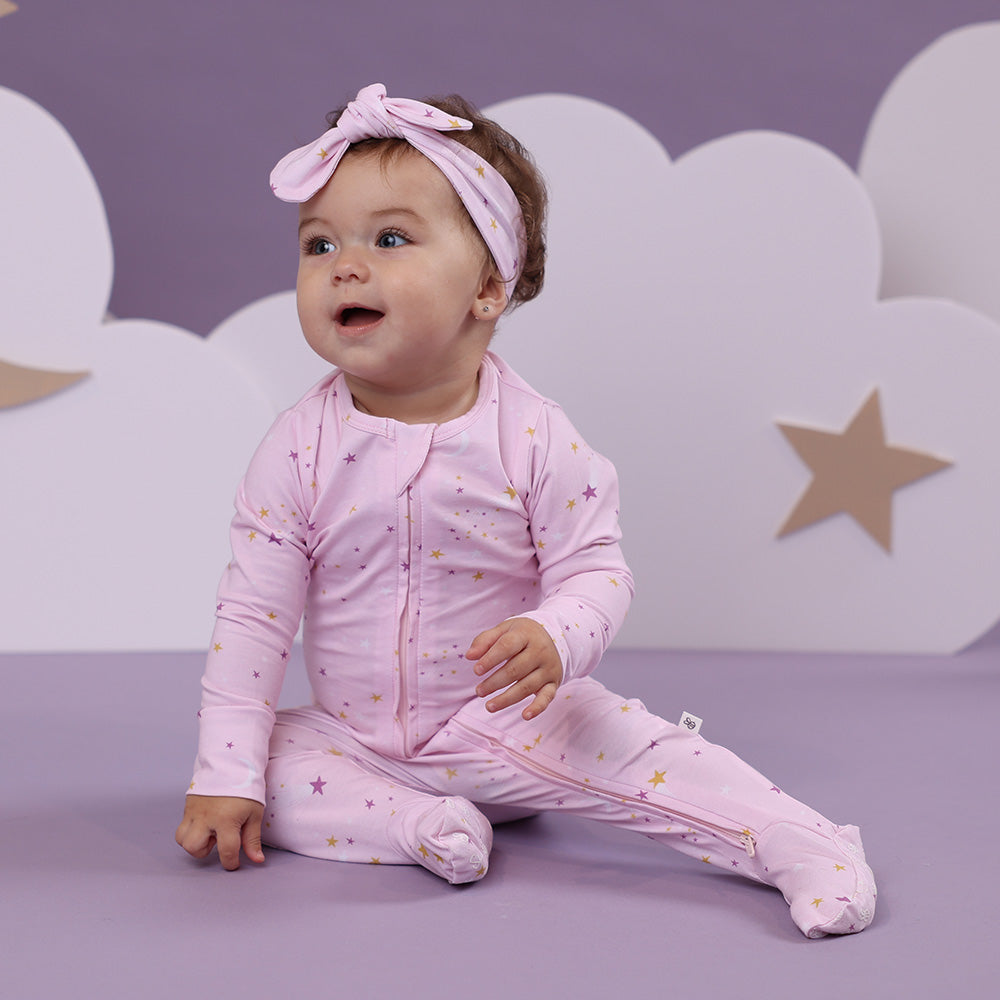 Twinkle Organic Baby Snuggle Sleepsuit Footie | Snuggle Hunny