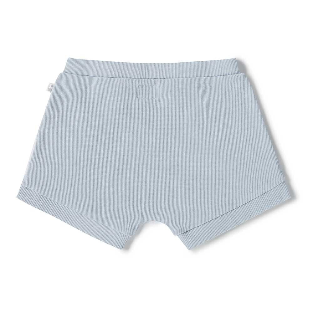 Organic Zen Blue Baby & Toddler Shorts | Snuggle Hunny